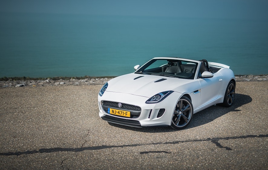 Jaguar F-Type Cabrio huren | JS Trouwauto's